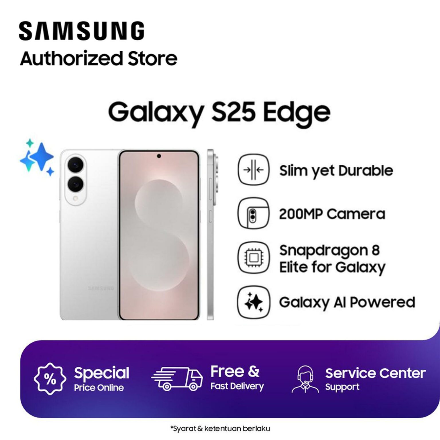 Harga Samsung Seri S Terbaik | S24 FE, S25, S25 Plus, S25 Ultra